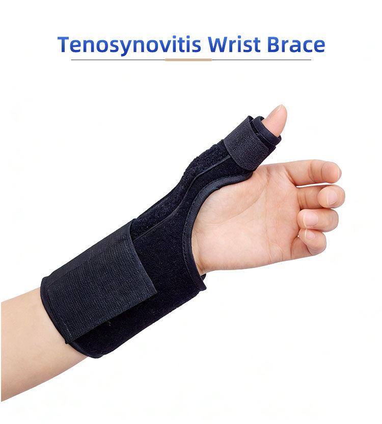 Adjustable Neoprene Thumb Wrist Brace With Removable Aluminum Support ...